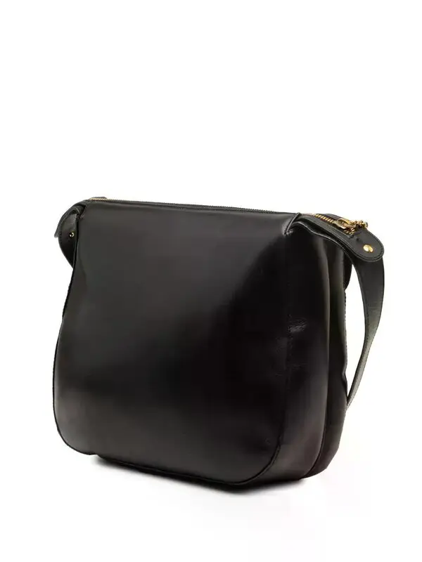 FERRAGAMO Studded Leather Crossbody Shoulder Bag