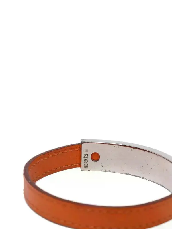 Hermès Leather Pousse Pousse Bracelet