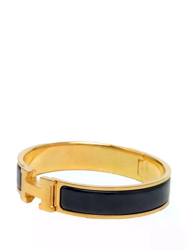 Hermès Narrow Enamel Clic H Bracelet Pm