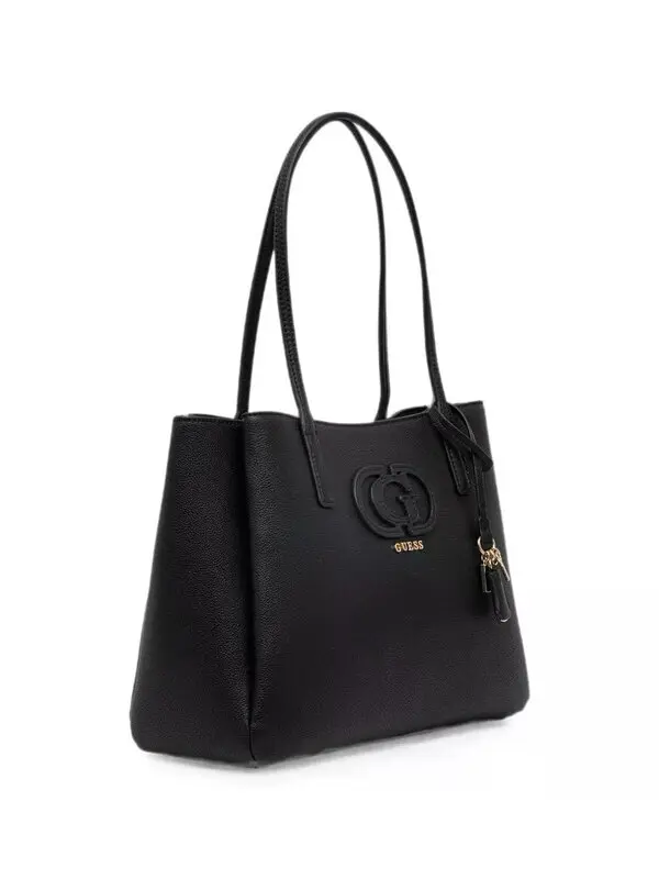 Guess Isola Logo-plaque Pebble-textured Tote Bag