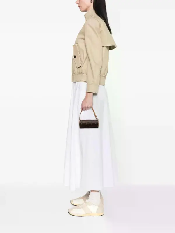 LOUIS VUITTON Monogram Papillon Pochette Handbag - Brown