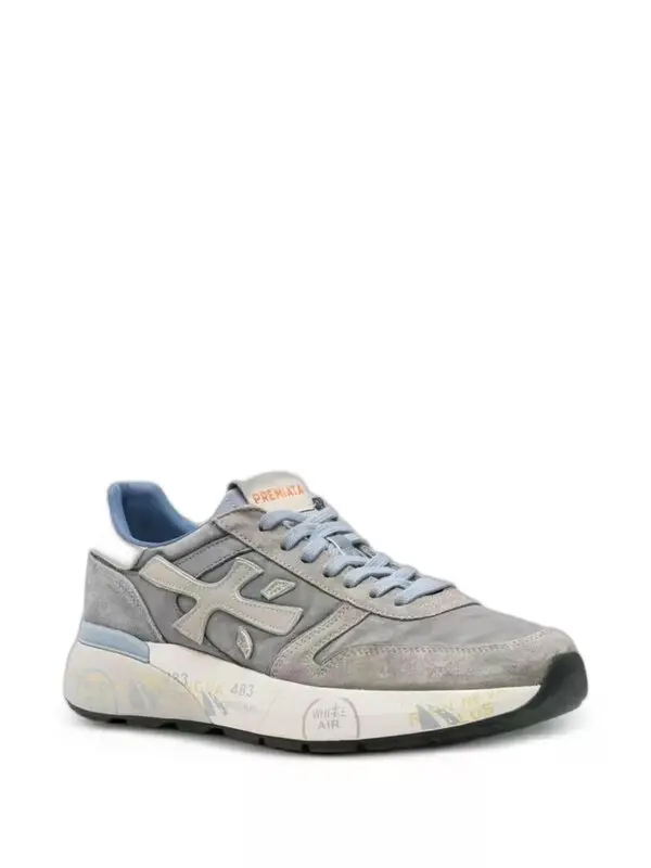 Premiata Mick Suede Panel Sneakers - Grey