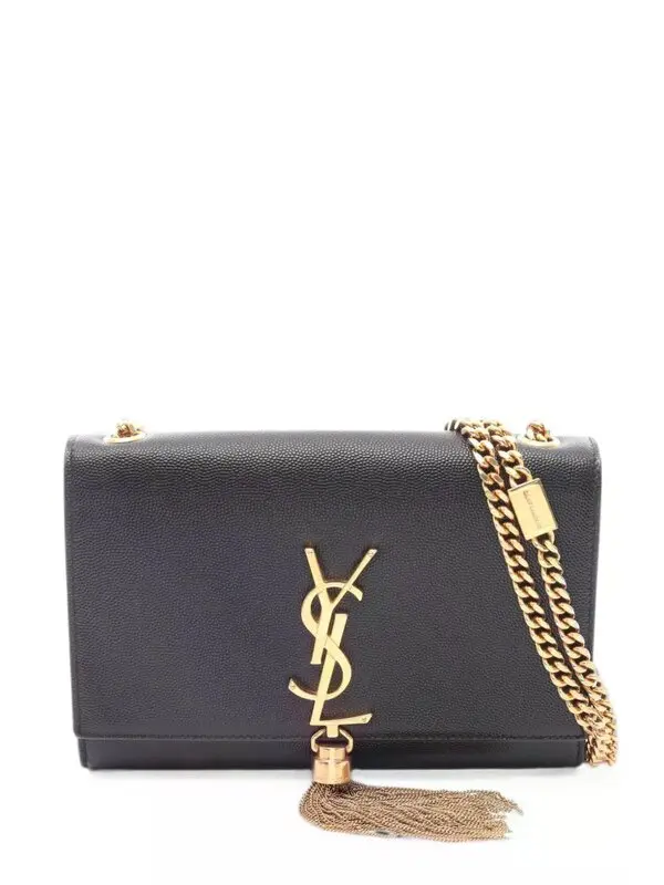 Saint Laurent Kate Mini Tassel Shoulder Bag - Black