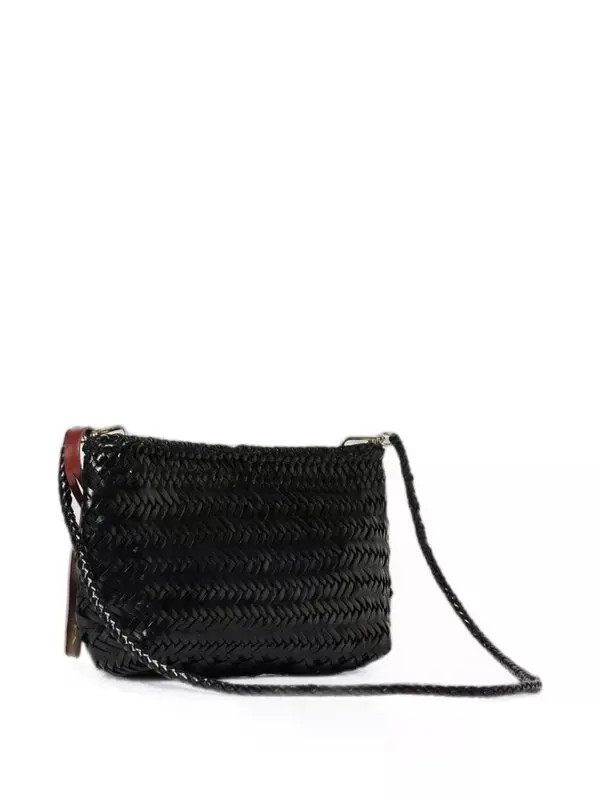 VIPERA Goya Woven Leather Clutch Bag