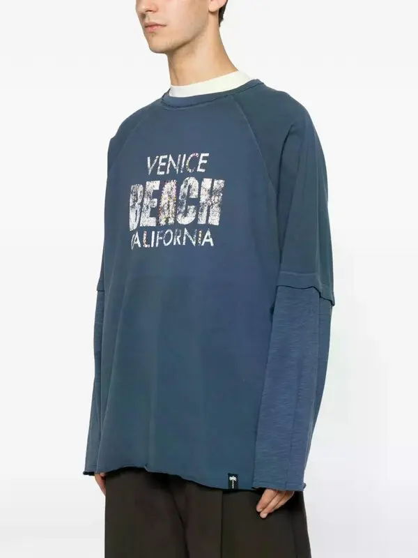 Palm Angels Slogan-print Raglan-sleeve T-shirt