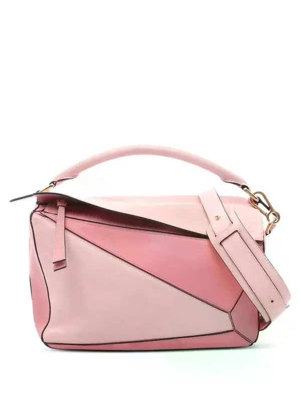 Loewe Medium Puzzle Two-way Handbag - Pink