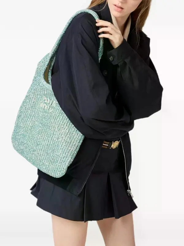 Miu Miu Sequined Tote Bag