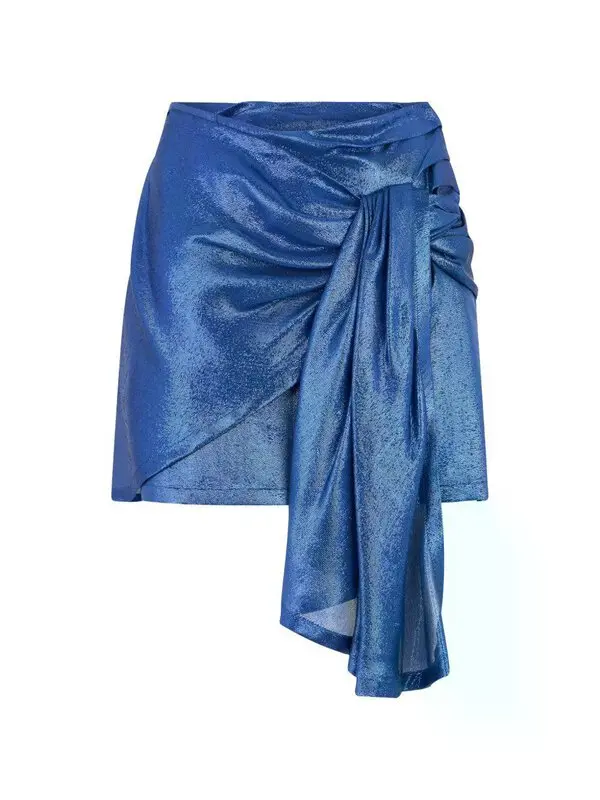 Alberta Ferretti Draped Mini Skirt