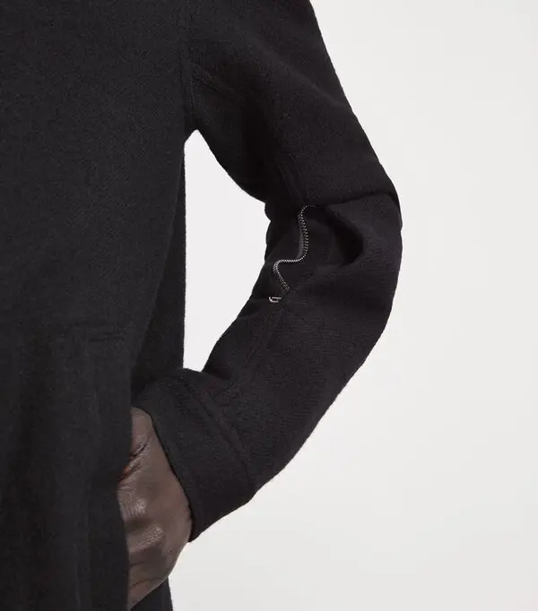 Rick Owens Cropped Wool Zip-up Jacket