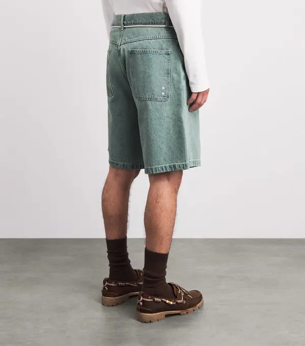 ABOUT:BLANK Felled Denim Shorts With Drawstring Waist