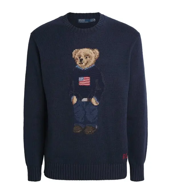 Polo Ralph Lauren Cotton-linen Polo Bear Sweater