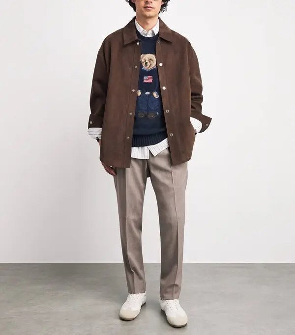Polo Ralph Lauren Cotton-linen Polo Bear Sweater