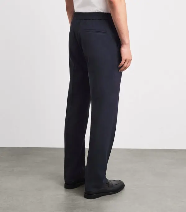Paul Smith Wool Hopsack Tailored Trousers