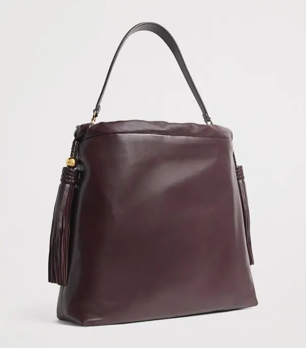 Etro Leather Tassel Shoulder Bag