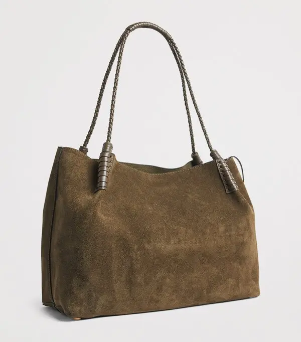 Etro Medium Suede Libra Shoulder Bag - Green