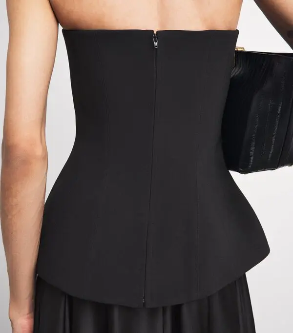 Solace London Oriana Peplum Maxi Dress