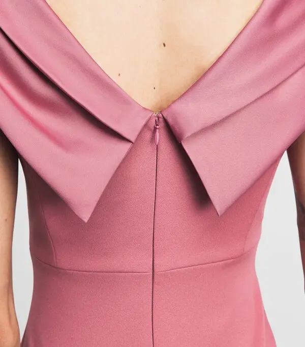 Solace London Crepe Adele Maxi Dress