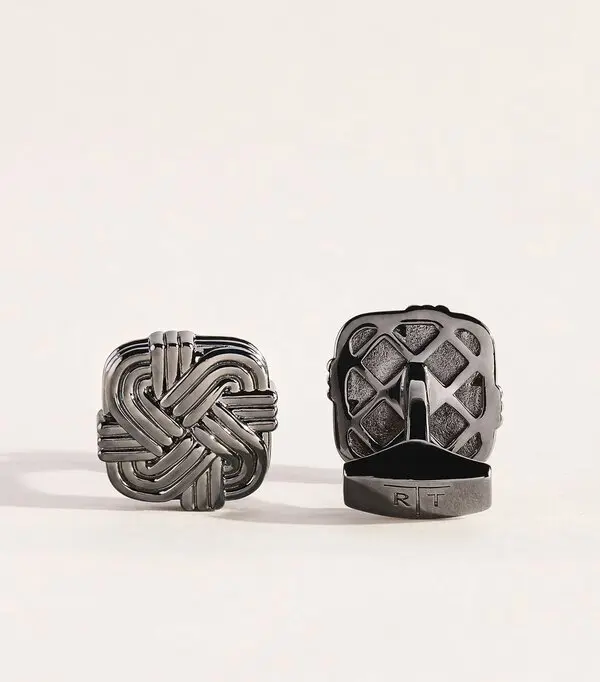 Tateossian Quad Knot Cufflinks - Black