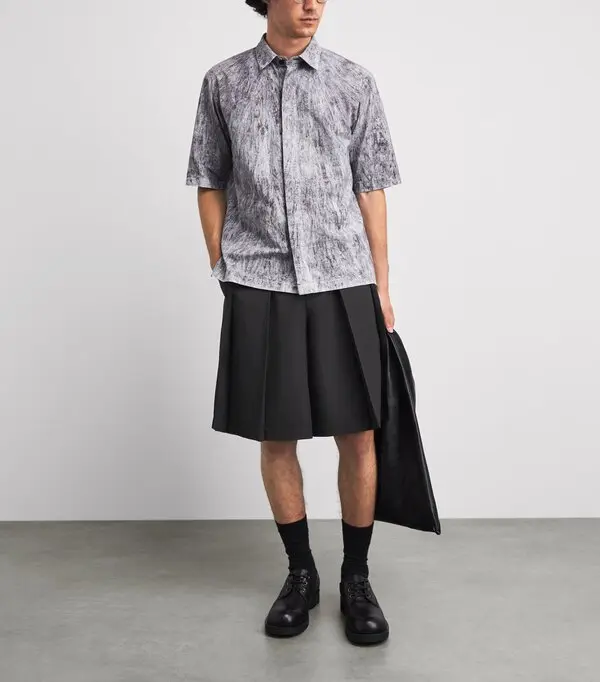 Issey Miyake Pleated Cornice Shorts