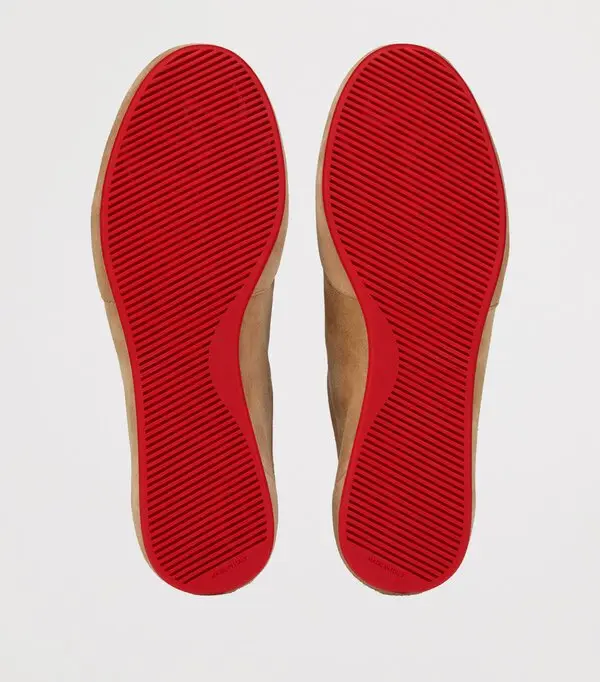 CHRISTIAN LOUBOUTIN Eleonora Suede Sneakers - Beige