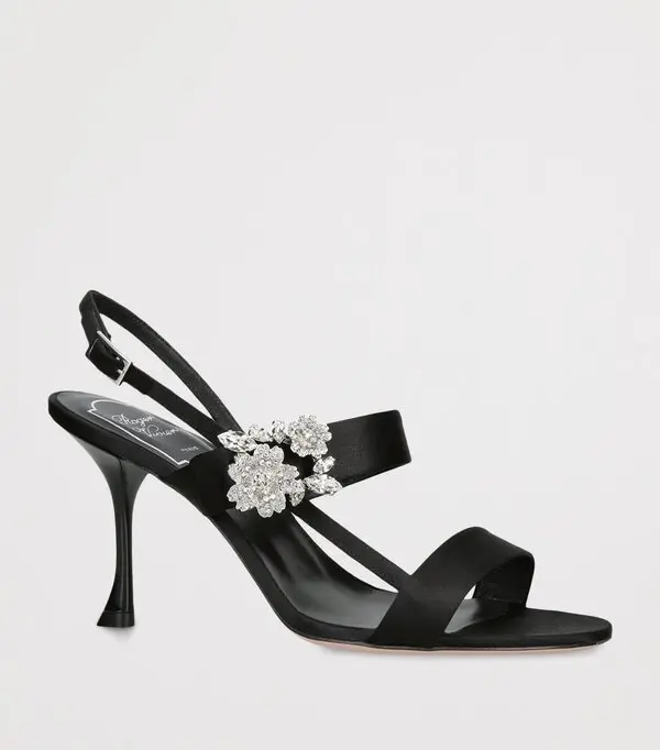ROGER VIVIER Embellished Belle Vivier Slingback Sandals