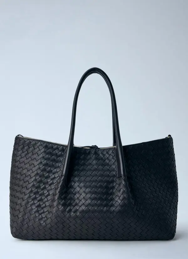 Bottega Veneta Large Pinacoteca Intrecciato Tote Bag - Multicolor