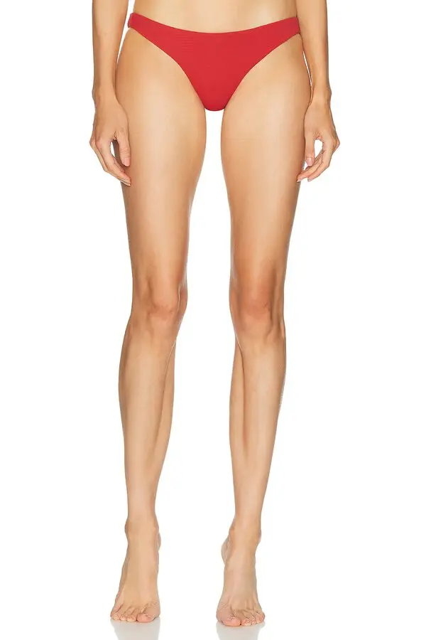 ZIAH Tweed Beaded Cut Out Bikini Bottom