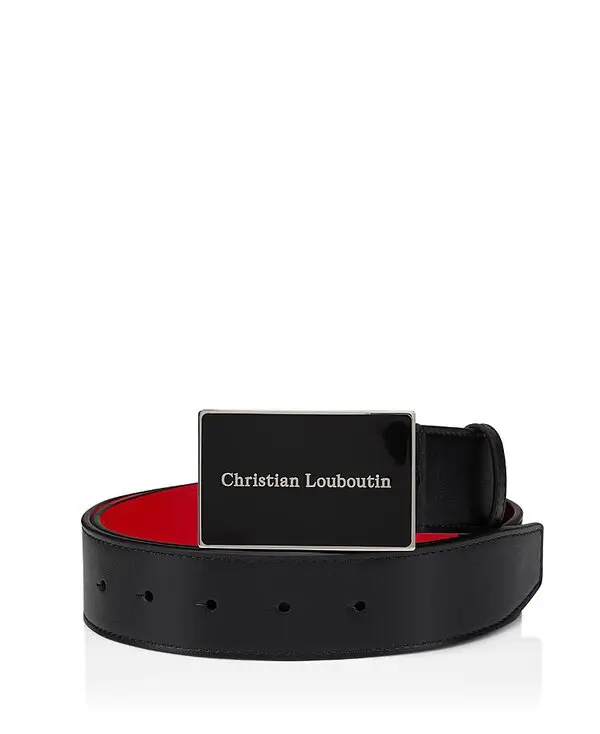 CHRISTIAN LOUBOUTIN Canopy Belt - Black