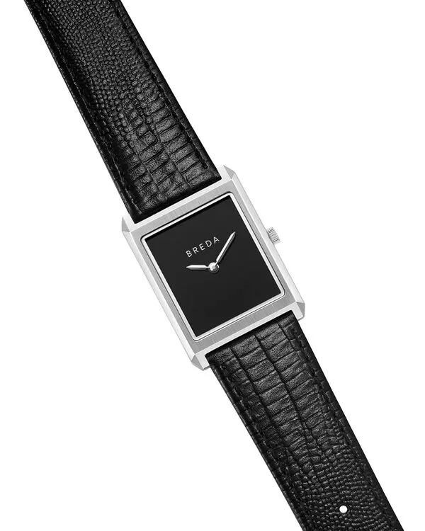 BREDA Virgil Leather Strap Watch, 26mm X 20mm