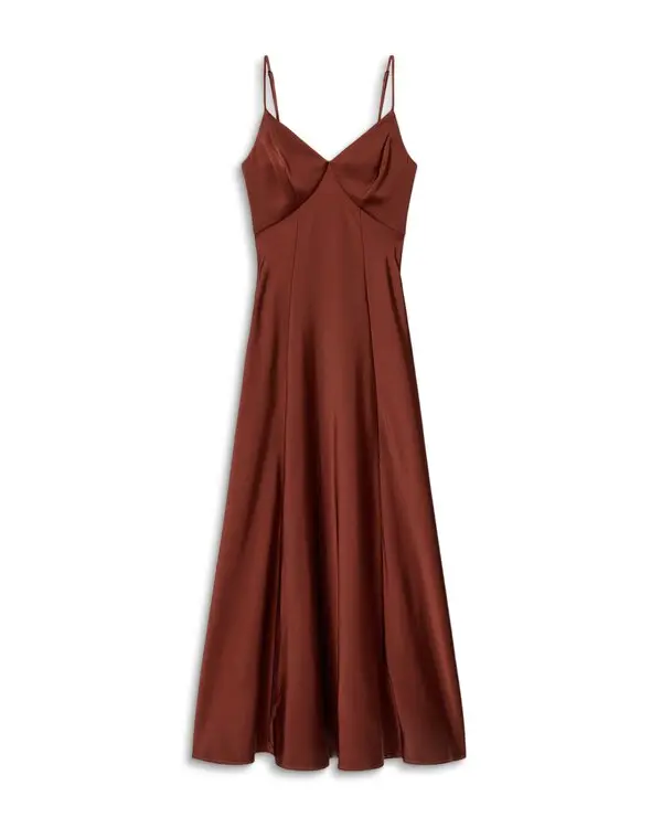 ALLSAINTS Irina Maxi Dress - Rust Brown