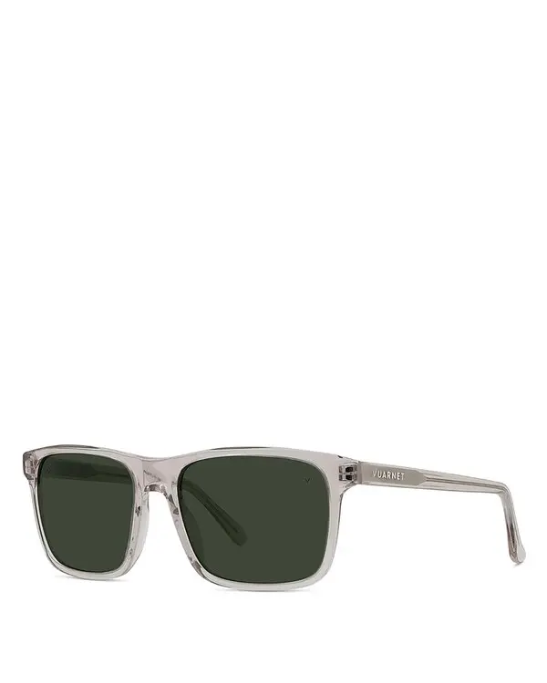 Vuarnet Belvedere Rectangular Sunglasses, 57mm - Brown/brown