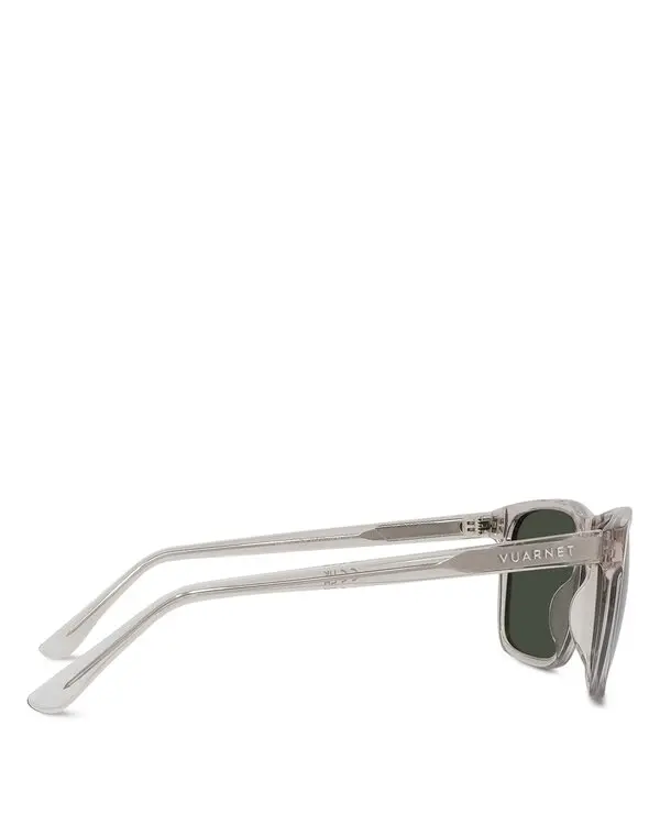 Vuarnet Belvedere Rectangular Sunglasses, 57mm - Brown/brown