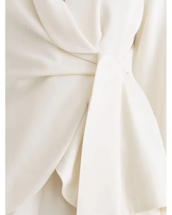 REISS Petite Tie Front Occasion Jacket