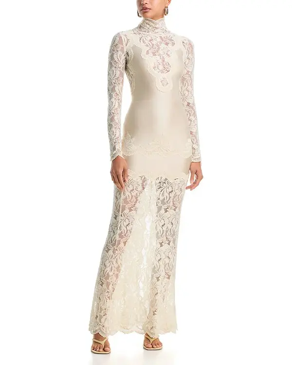 Rabanne Lace Maxi Dress - Ivory