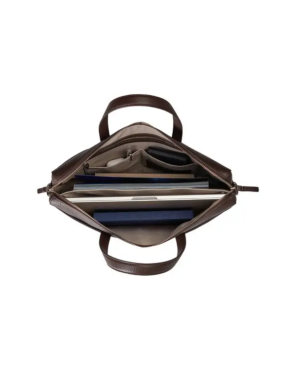 Shinola Canfield Leather Briefcase - Espresso