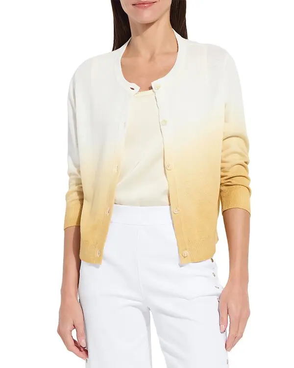 Lyssé Reign Crewneck Cardigan Sweater