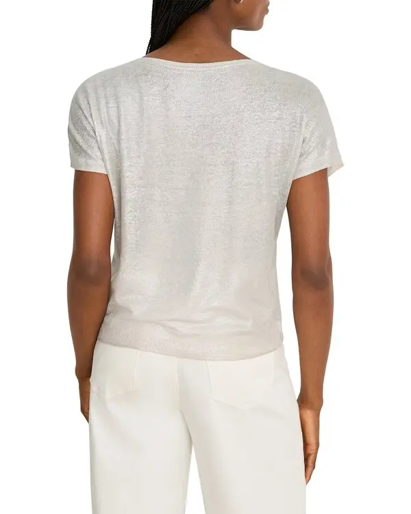 NIC+ZOE Glazed Feather Knit Sweater Top