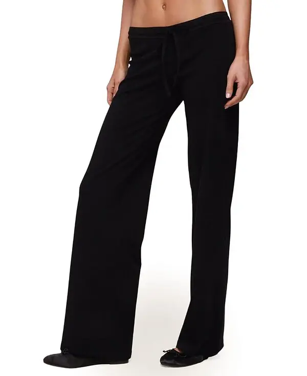EDIKTED Claudia Straight Leg Pants - Black
