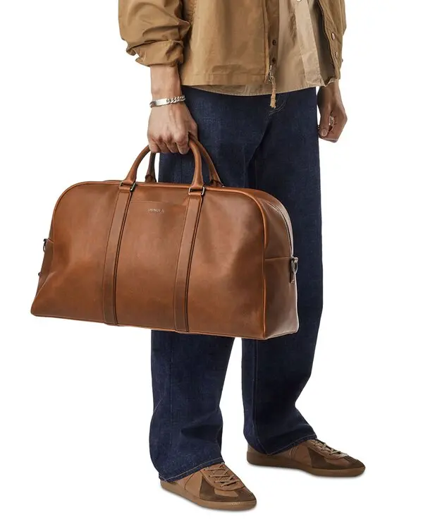Shinola Runwell Leather Duffle Navigator