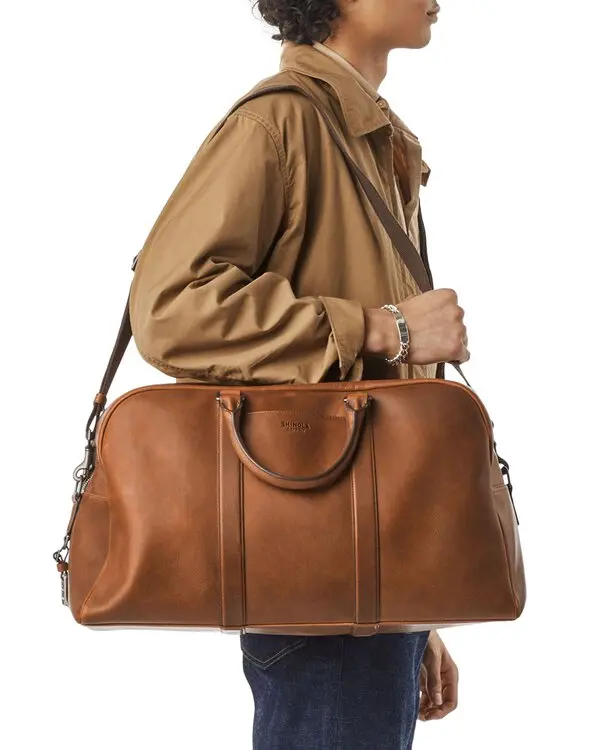 Shinola Runwell Leather Duffle Navigator