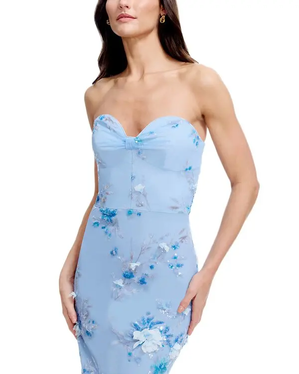 Dress The Population Daisy Strapless Gown