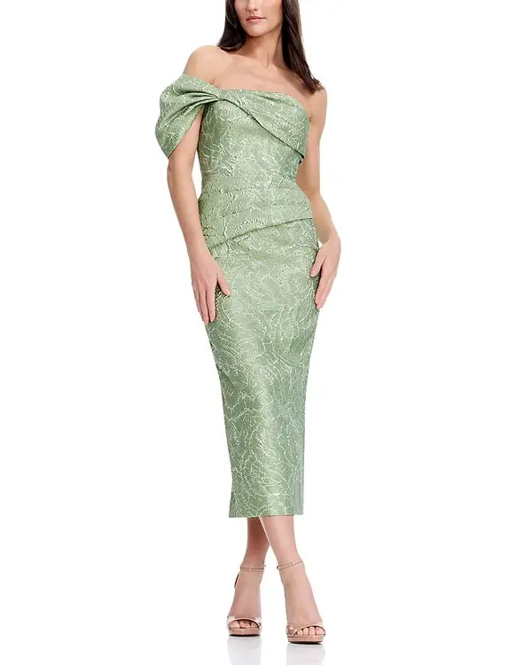 Dress The Population Cyprus Off The Shoulder Midi Dress