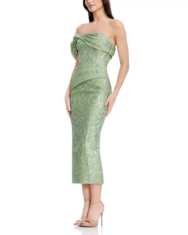Dress The Population Cyprus Off The Shoulder Midi Dress