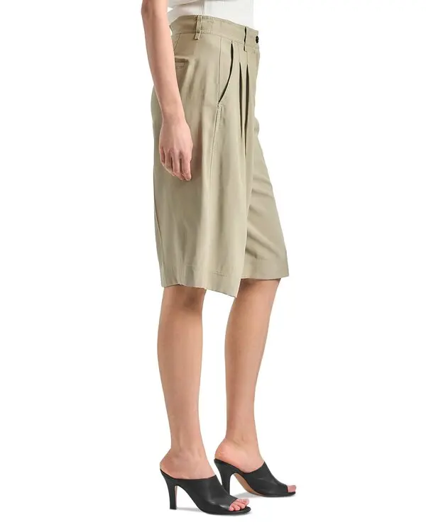 Derek Lam 10 Crosby Maddox Pleated Bermuda Shorts