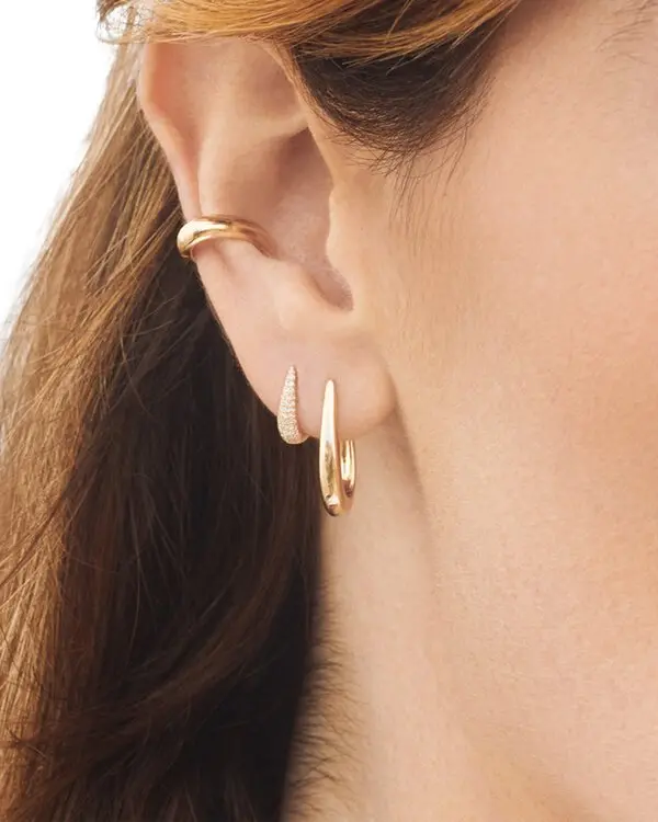 Ef Collection 14k Yellow Jumbo Sasha Single Ear Cuff