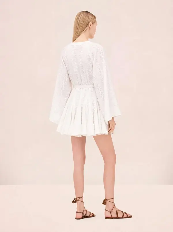 Alexis Palmari Embroidered Mini Dress