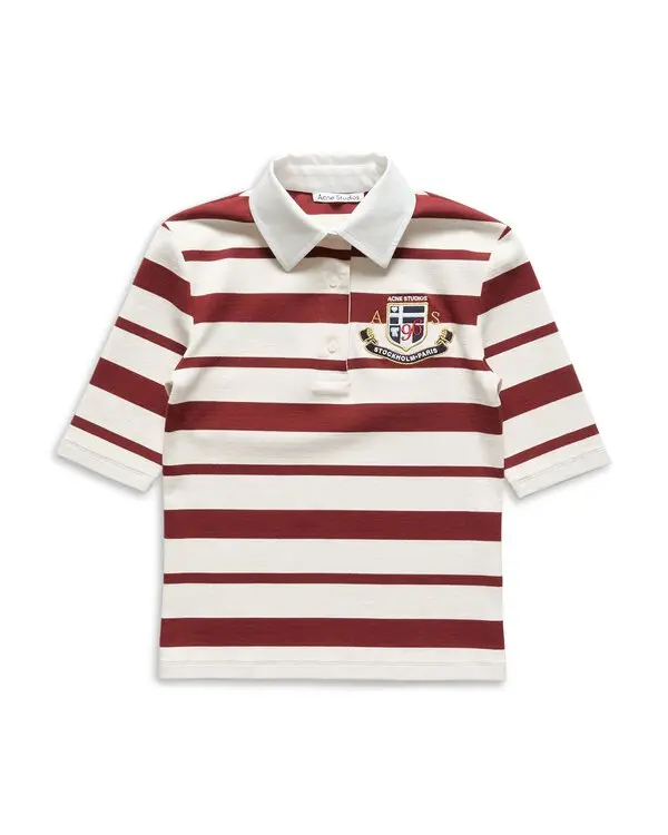 Acne Studios Embroidered Polo Tee