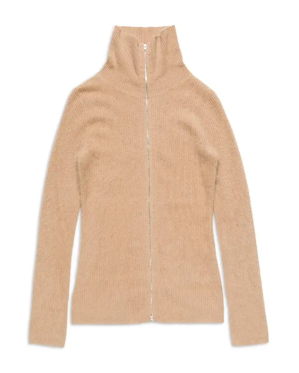 Acne Studios Zip Front Cashmere Sweater