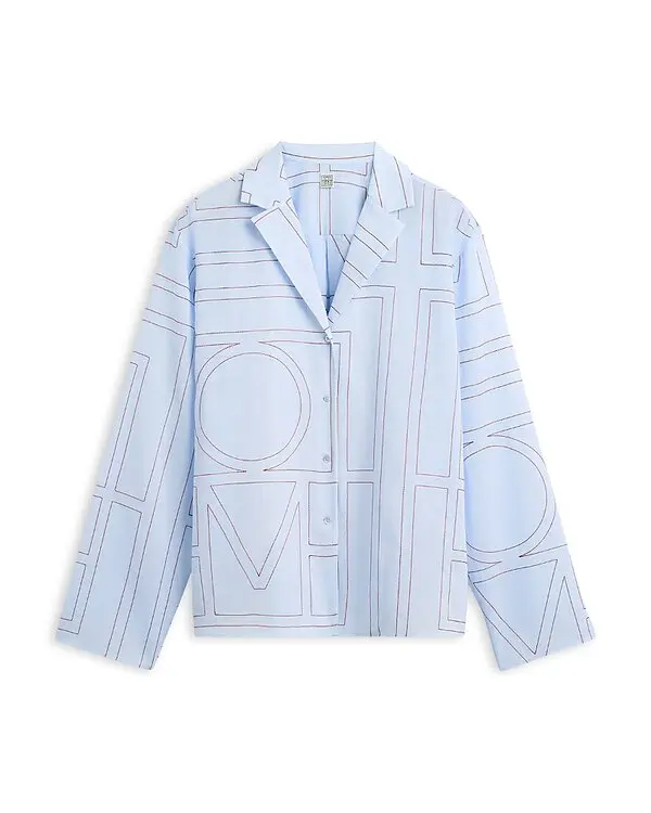 TOTEME Monogram Pajama Top