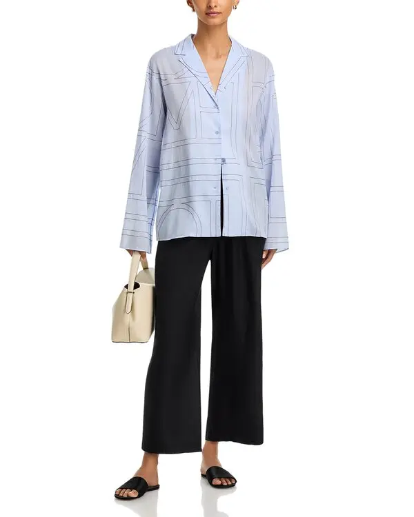 TOTEME Monogram Pajama Top